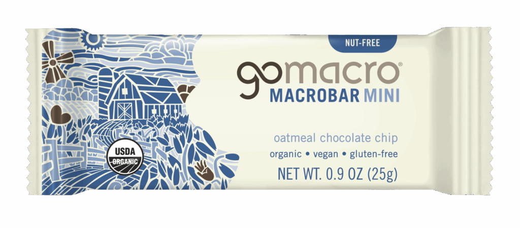 Oatmeal Chocolate Chip MacroBar MacroBar Mini - FODMAP Friendly