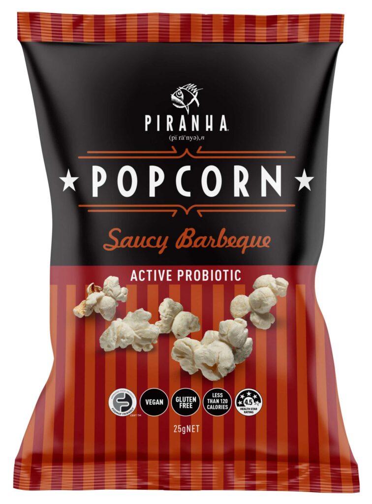 Piranha Sauce BBQ Popcorn - FODMAP Friendly