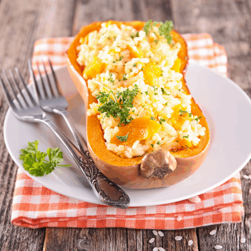 Low FODMAP Baked Butternut Squash - FODMAP Friendly
