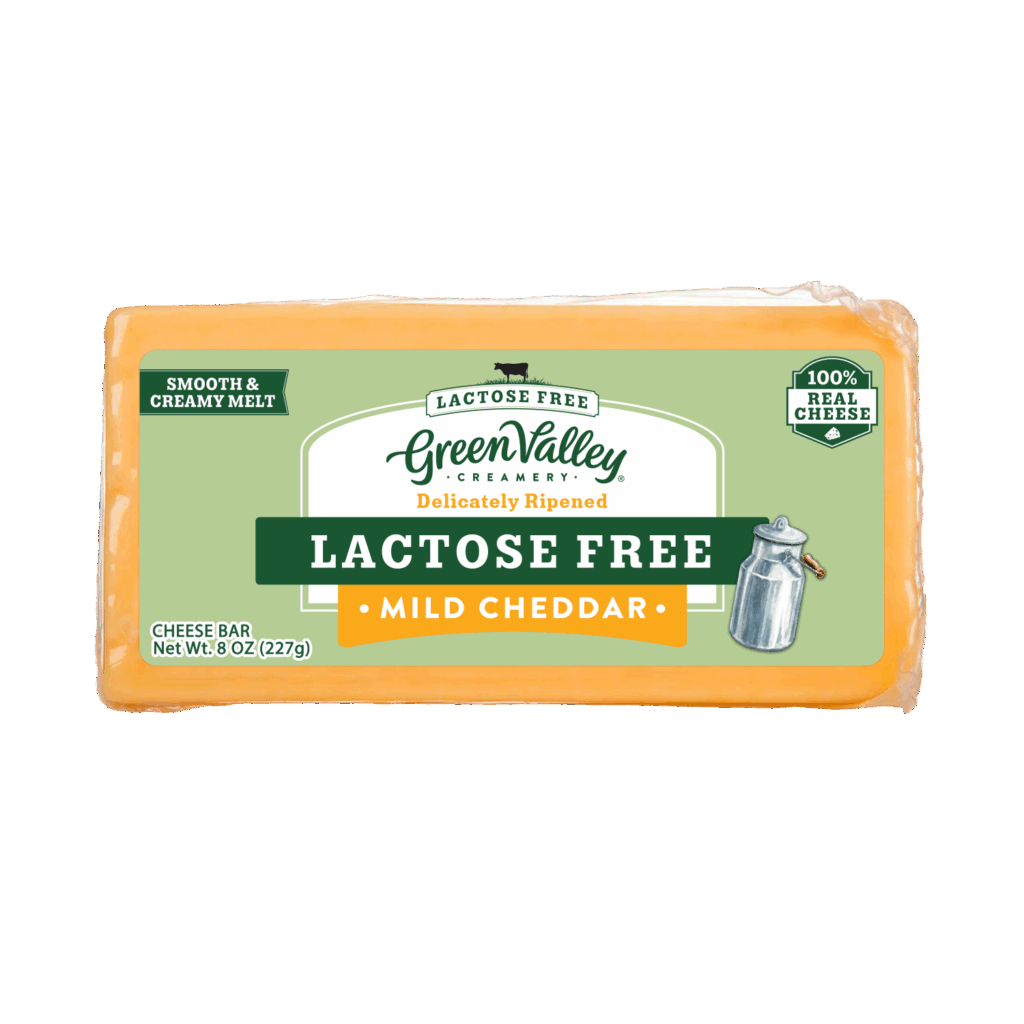 Green Valley Creamery Lactose Free Mild Cheddar Cheese Bar - 8oz ...