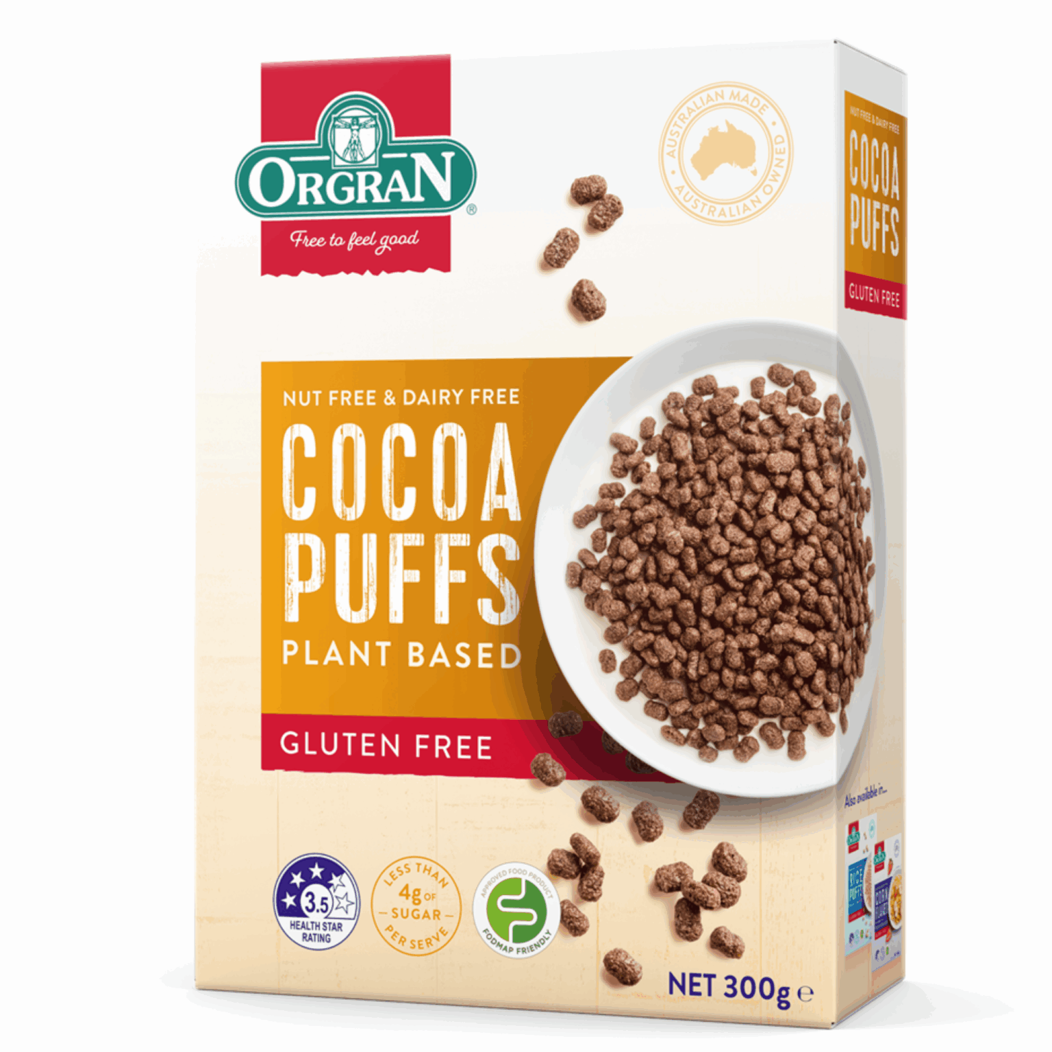 Orgran Cocoa Puffs - FODMAP Friendly