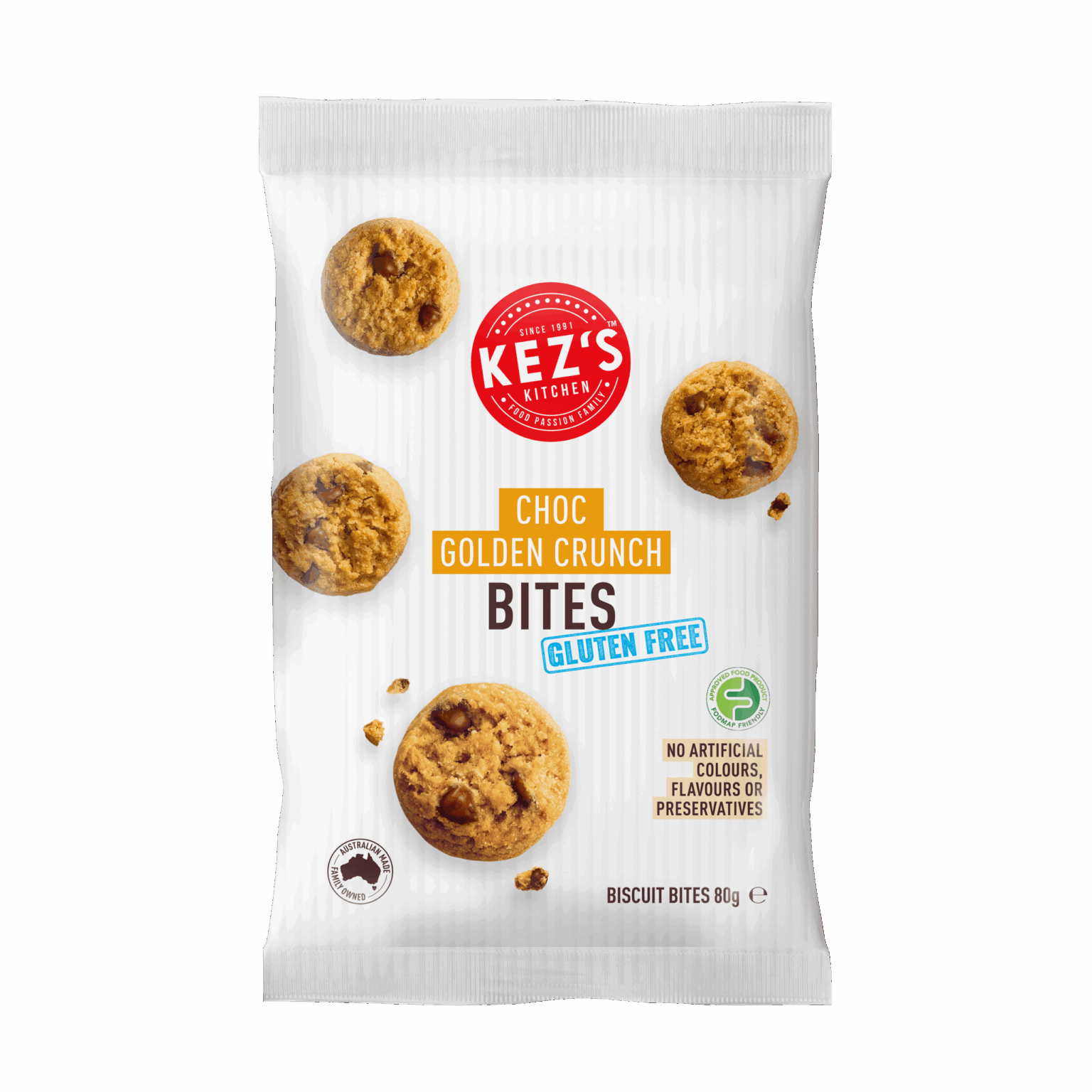 Kez’s Kitchen Choc Golden Crunch Bites - FODMAP Friendly