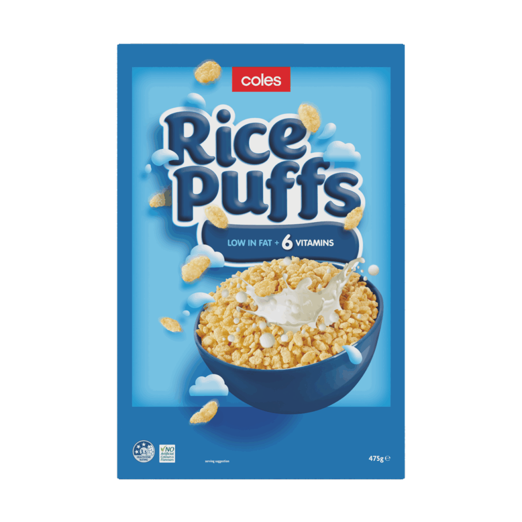Coles Rice Puffs - FODMAP Friendly
