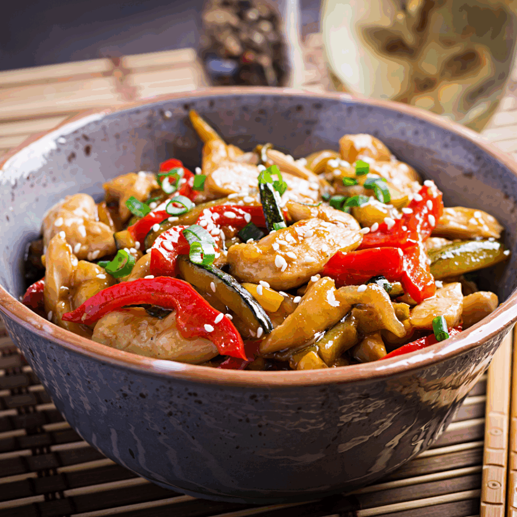 Low FODMAP Chicken & Veggie Stir-Fry - FODMAP Friendly
